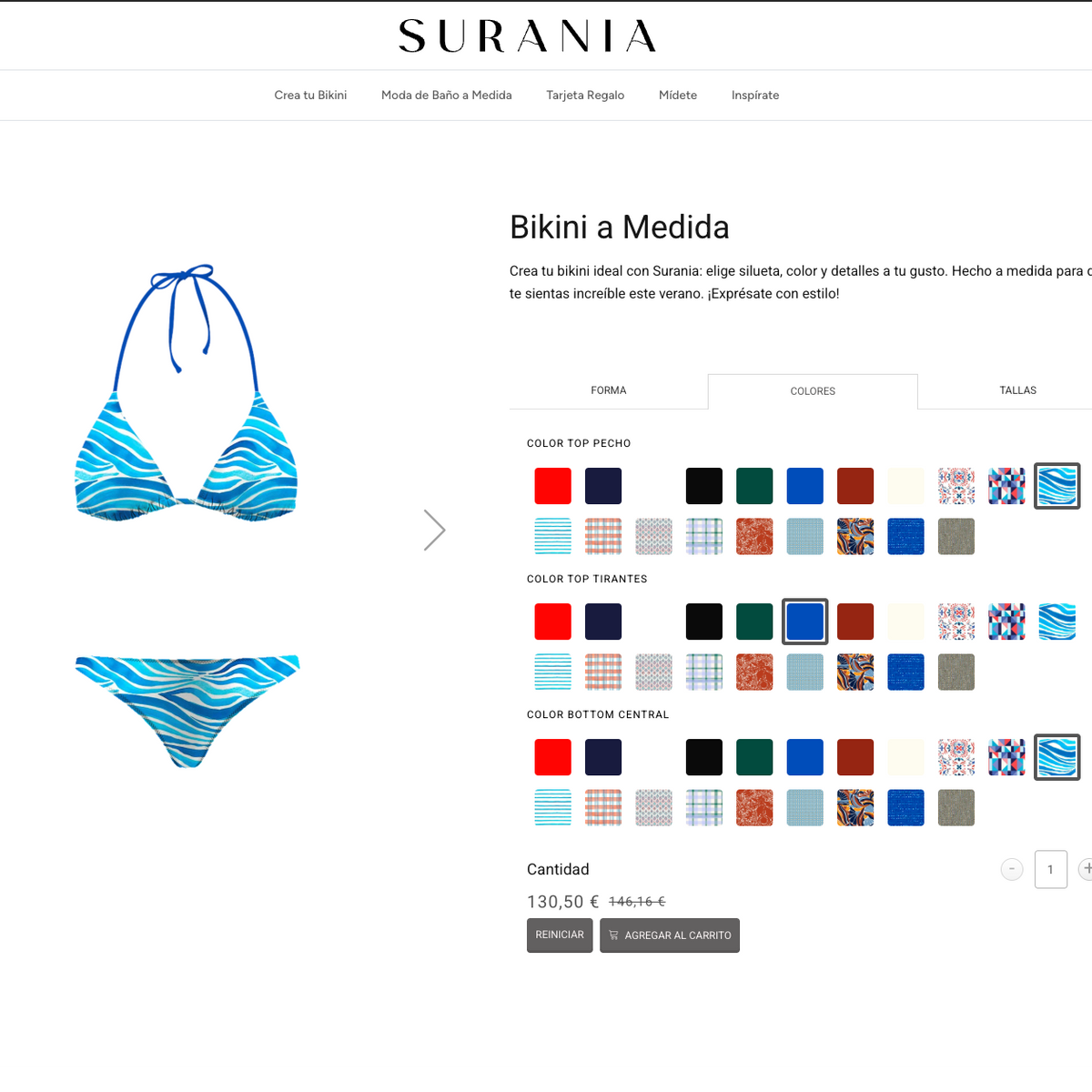 Créez votre bikini personnalisé facilement et sans vous déplacer - Surania
